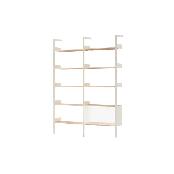 Køb Rombe IF1 & IF6 Shelving System Configuration C, alabaster/oak | &Tradition